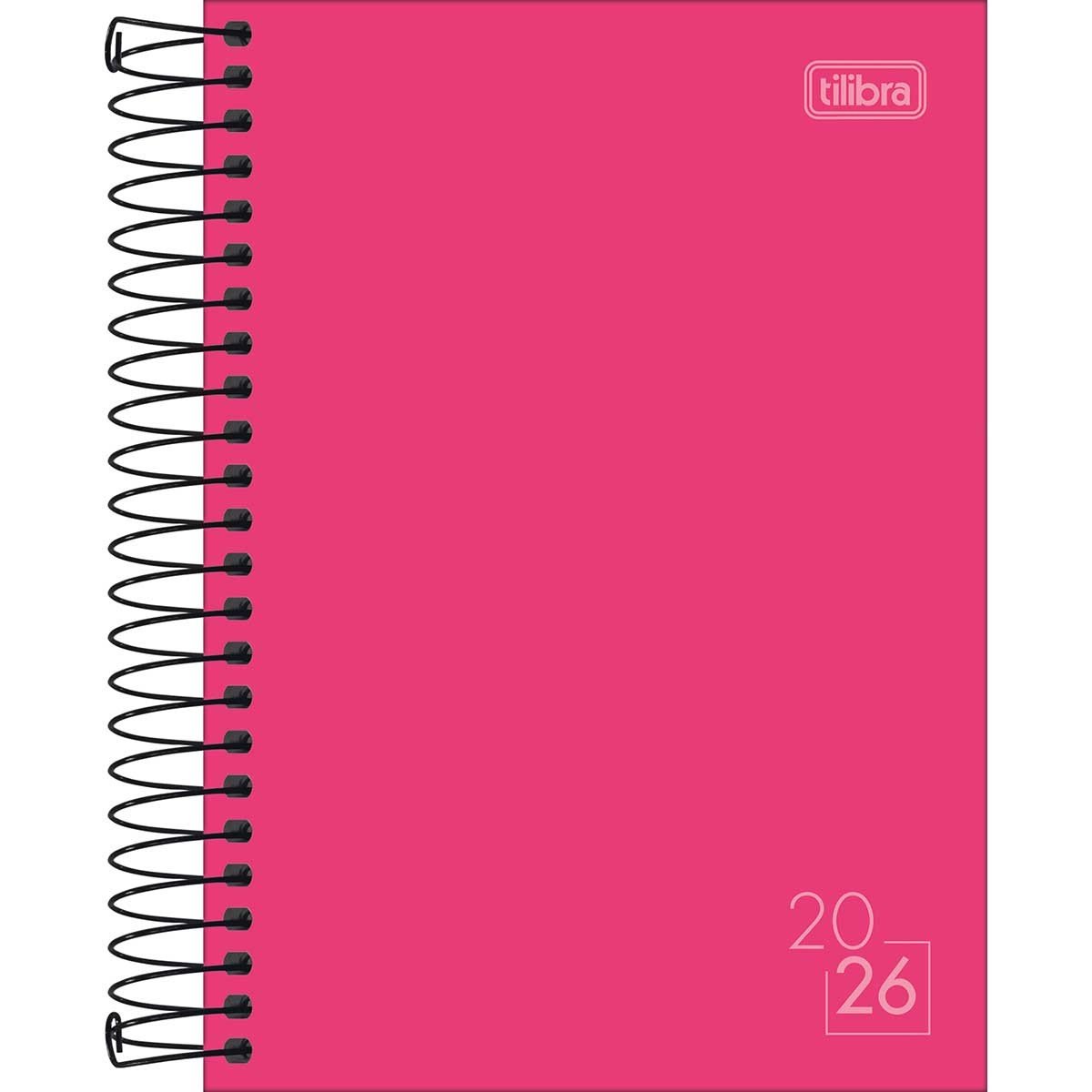 Agenda 2026 Diária Espiral Rosa Spice Tilibra - Welban