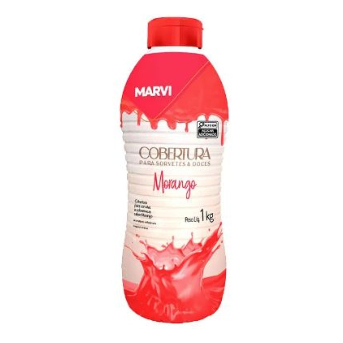 Cobertura para Sorvete de Morango Marvi 1,3 kg - Welban