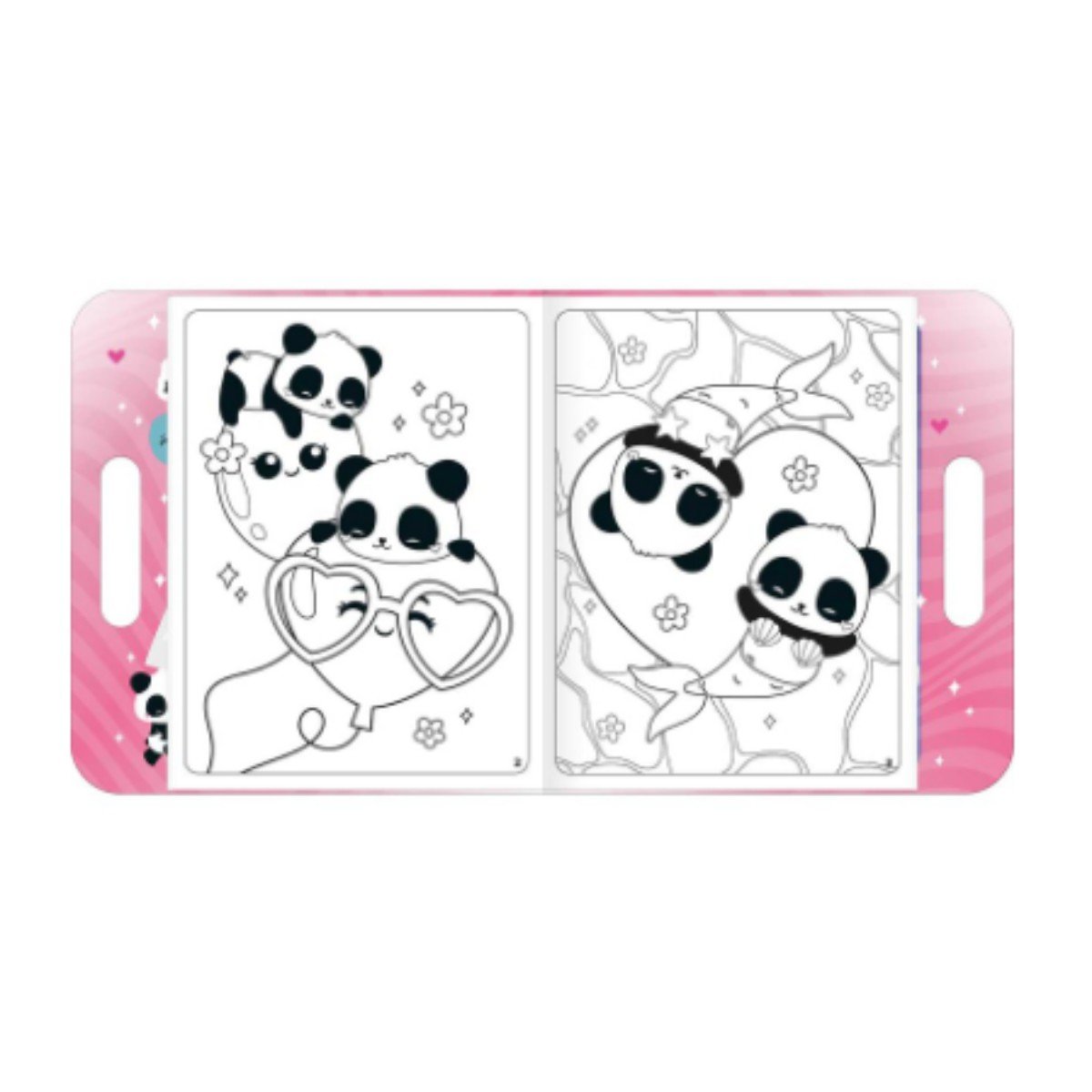 Folha para Colorir Lovely Friend Panda + 50?Adesivos - 8?Folhas ...